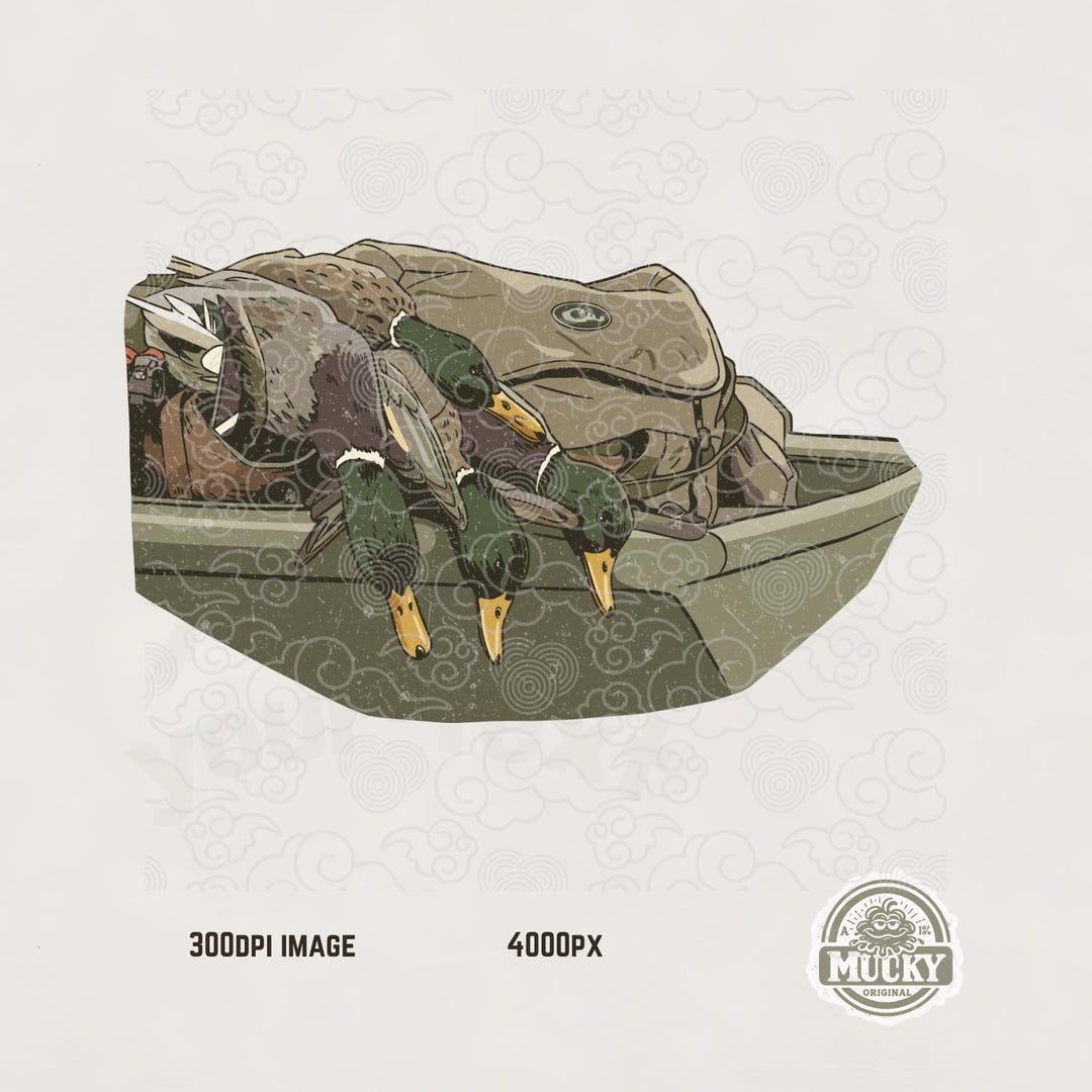 Duck Hunting PNG: Stack of Mallards Sublimation Design (digital ...