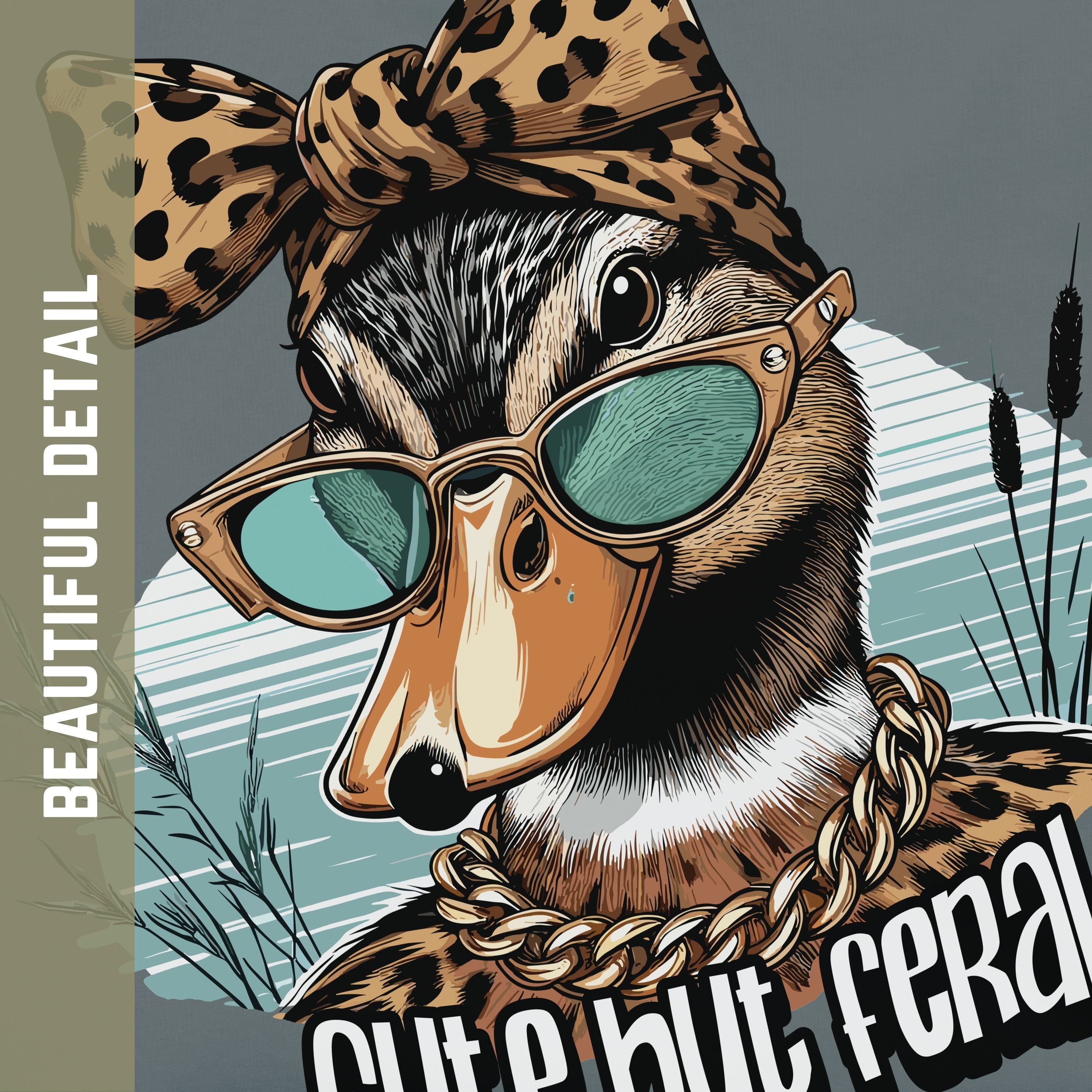 Funny Duck Messy Bun PNG | Feral Animal Design (digital Download) - Etsy