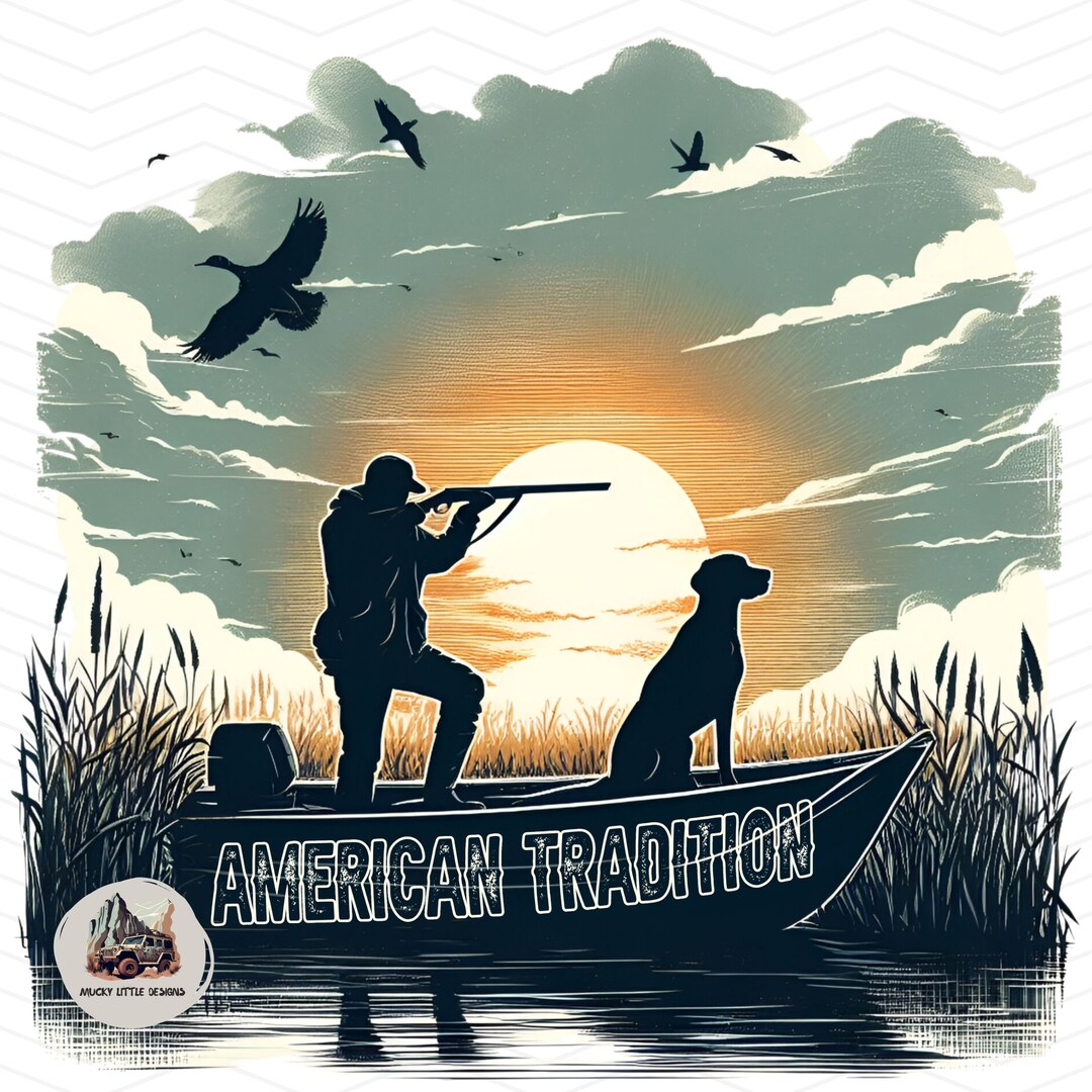 Duck Hunter Sunset PNG Duck Hunting Png Sublimation Design Funny Duck ...