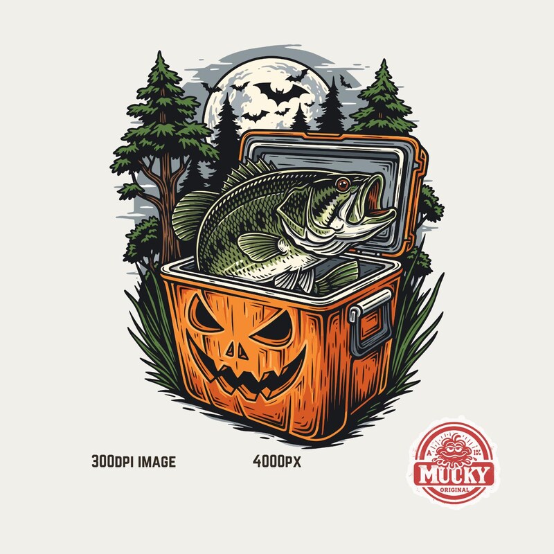 Halloween Fish Dtf - Etsy