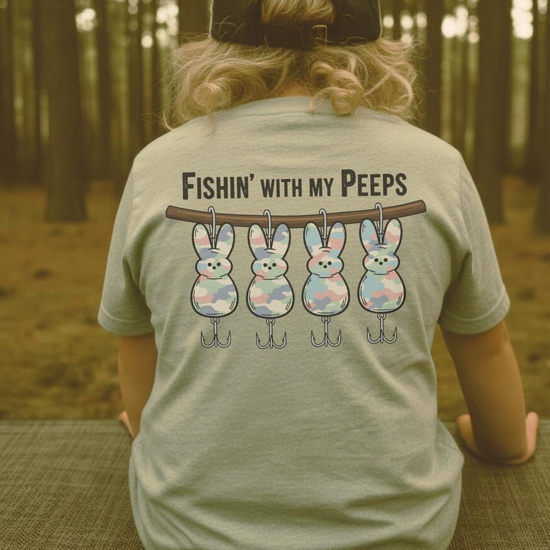 Fishing Easter Png: Bunny Fishing Sublimation Design for Shirts - Etsy