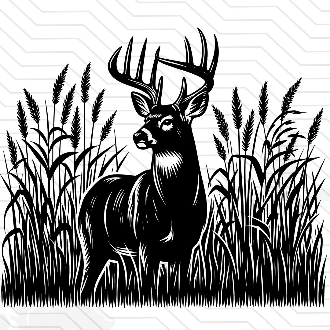 10 Point Buck Svg | Whitetail Deer Svg Big Buck Svg American Hunting ...