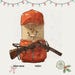 Snowman Hunter PNG: Boys Hunting Christmas Sublimation Design (digital ...