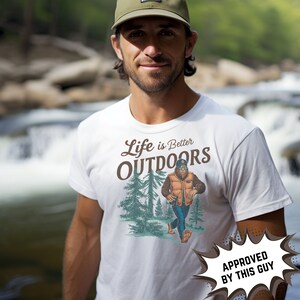 Life is Better Outdoors PNG | Outdoors Funny Png | Camping Humour Png ...