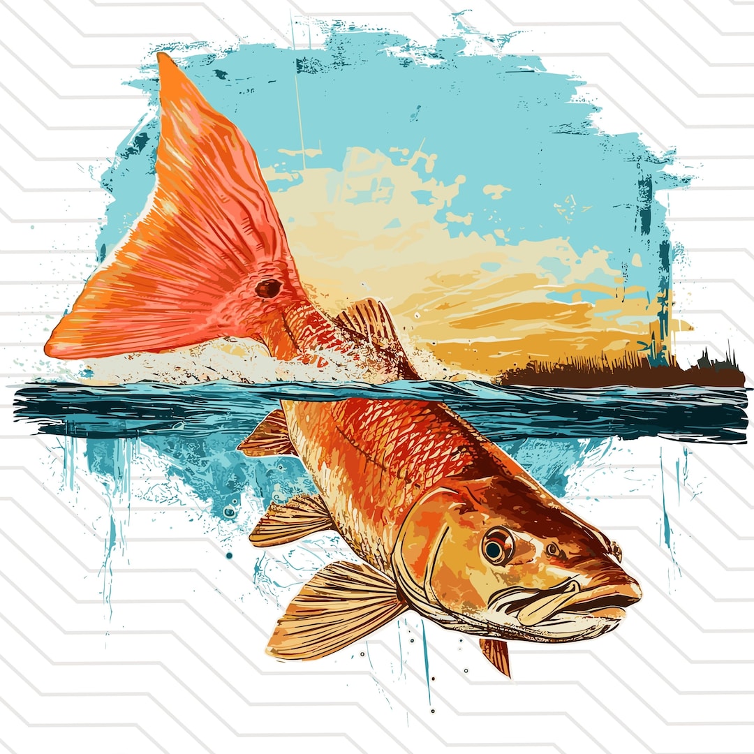 Red Fish Png Redfish Png | Redfish Svg | Red Fish Svg | Redfish ...