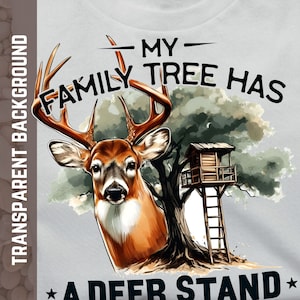 Deer Family Tree PNG: Hunting Sublimation Design (digital Download) - Etsy