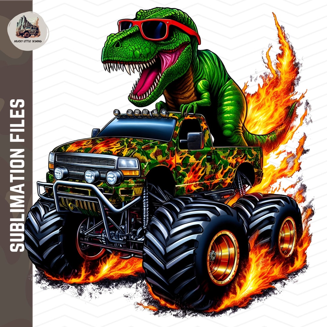 Monster Truck T Rex Png | Monster Truck Png | T Rex Dinosaur Monster ...