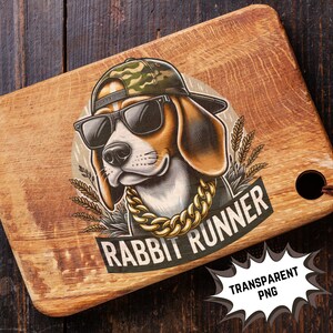 Beagle Shirt Design | Rabbit Runner Png | Beagle PNG | Rabbit Hunting ...
