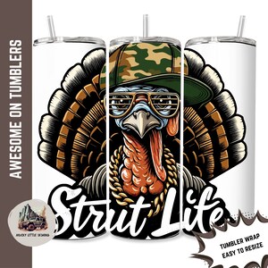 Turkey Strut Life PNG: Funny Hunting Shirt Design (digital Download) - Etsy