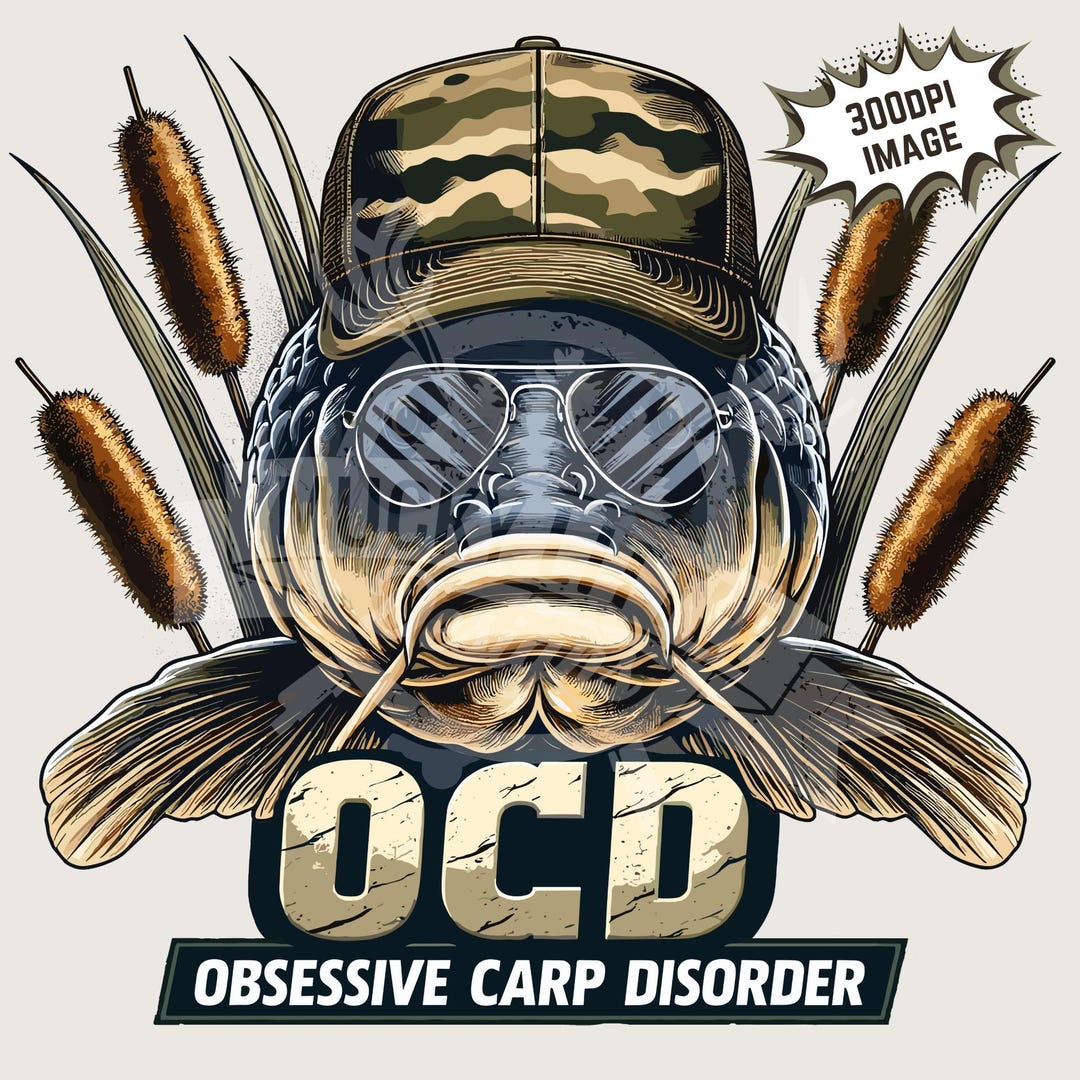 Funny Carp Fishing Sublimation Design | Funny Fishing Shirt Png, Carp ...