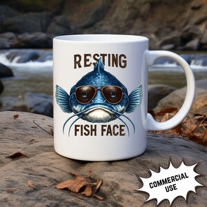 Resting Fish Face Png Funny Catfish Png Fishing Sublimation Catfish ...