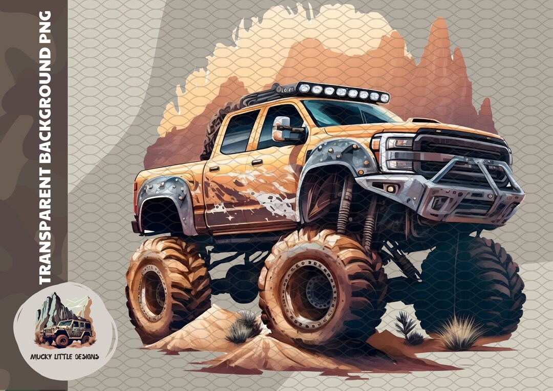 Lifted Truck Png Off-road Raised Jeep Png Off-road Clip Art - Etsy