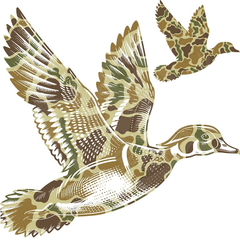 Duck Hunting Camo - Etsy