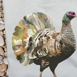 Camo Turkey Png Turkey Hunting Dtf Turkey Hunt Sublimation Design Shirt ...