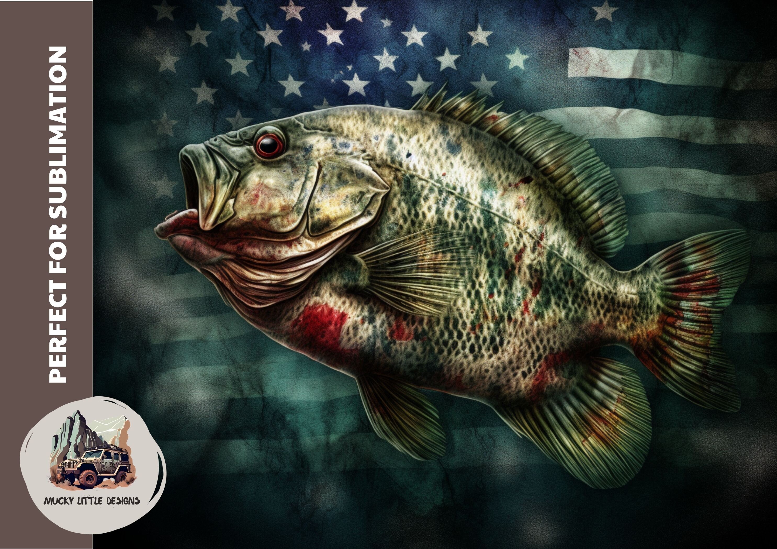 Crappie Fishing Sublimation Tumbler Design Download Crappie - Etsy