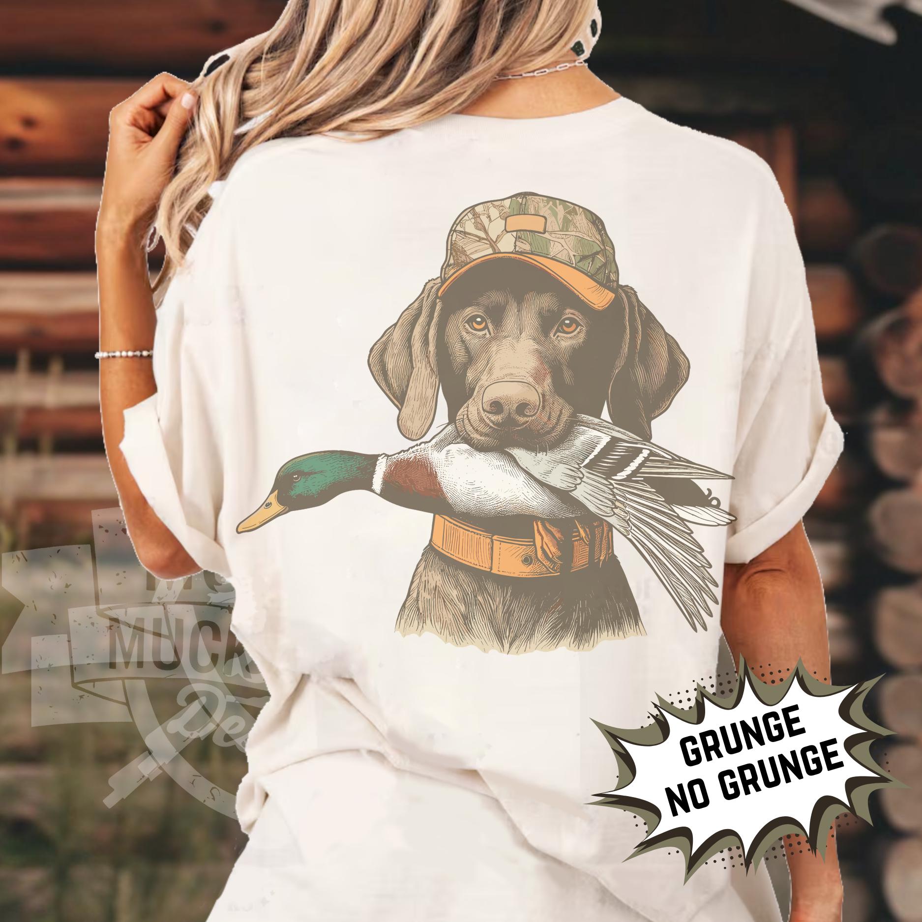 German Shorthaired Pointer PNG: Duck Dog Sublimation Design (digital ...