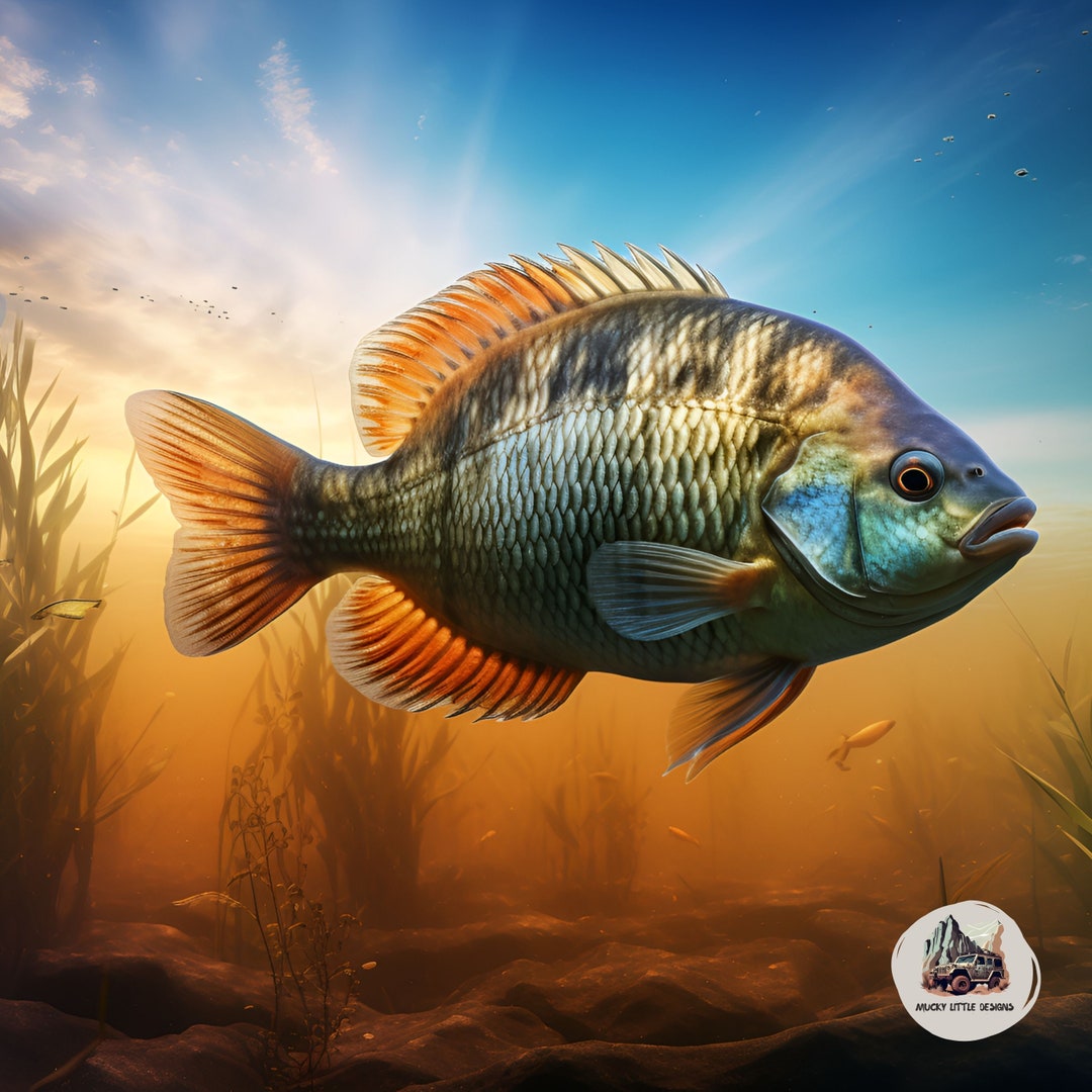 Fishing Tumbler PNG Bluegill Fishing Tumbler Wrap Bluegill Fishing ...