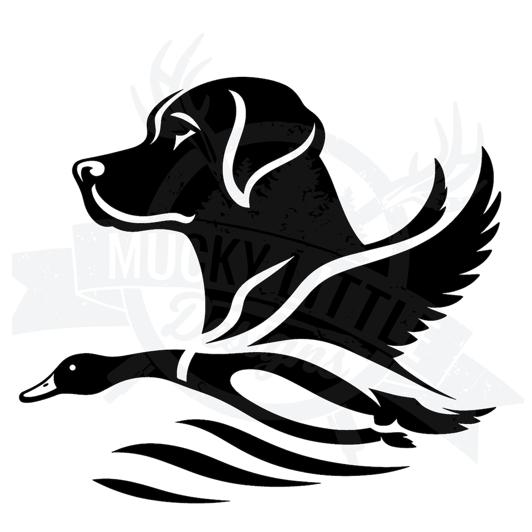 Duck Dog Svg | Duck Hunting Svg | Labrador Svg | Hunting Dog Svg | Duck ...