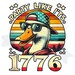 Duck 4th July Png Party Like Its 1776 Png Boys 4th July Design Kids ...
