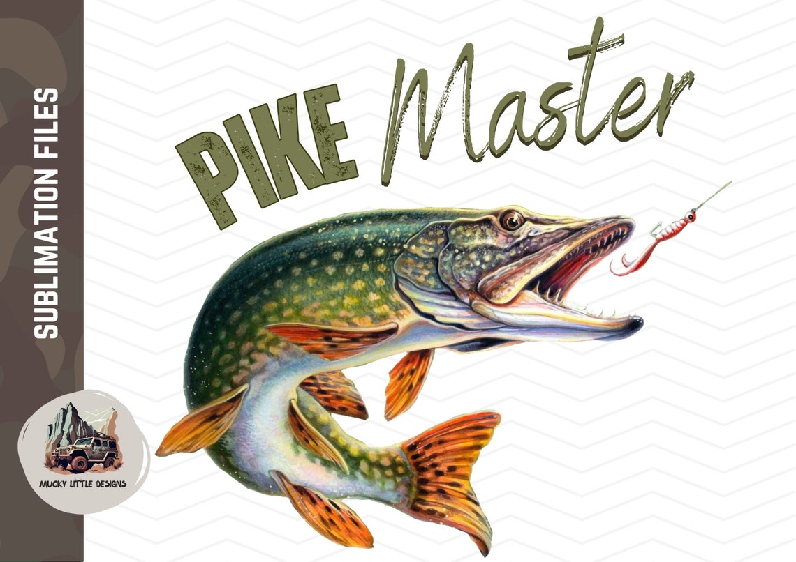 Pike Master Png Pike and Lure Png Pike Sublimation Design - Etsy UK