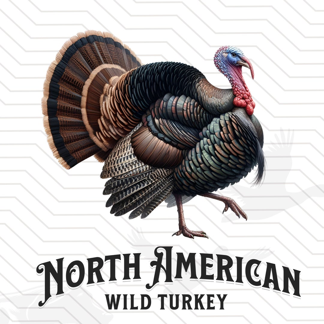 North American Wild Turkey Png Turkey Hunting Sublimation Design ...