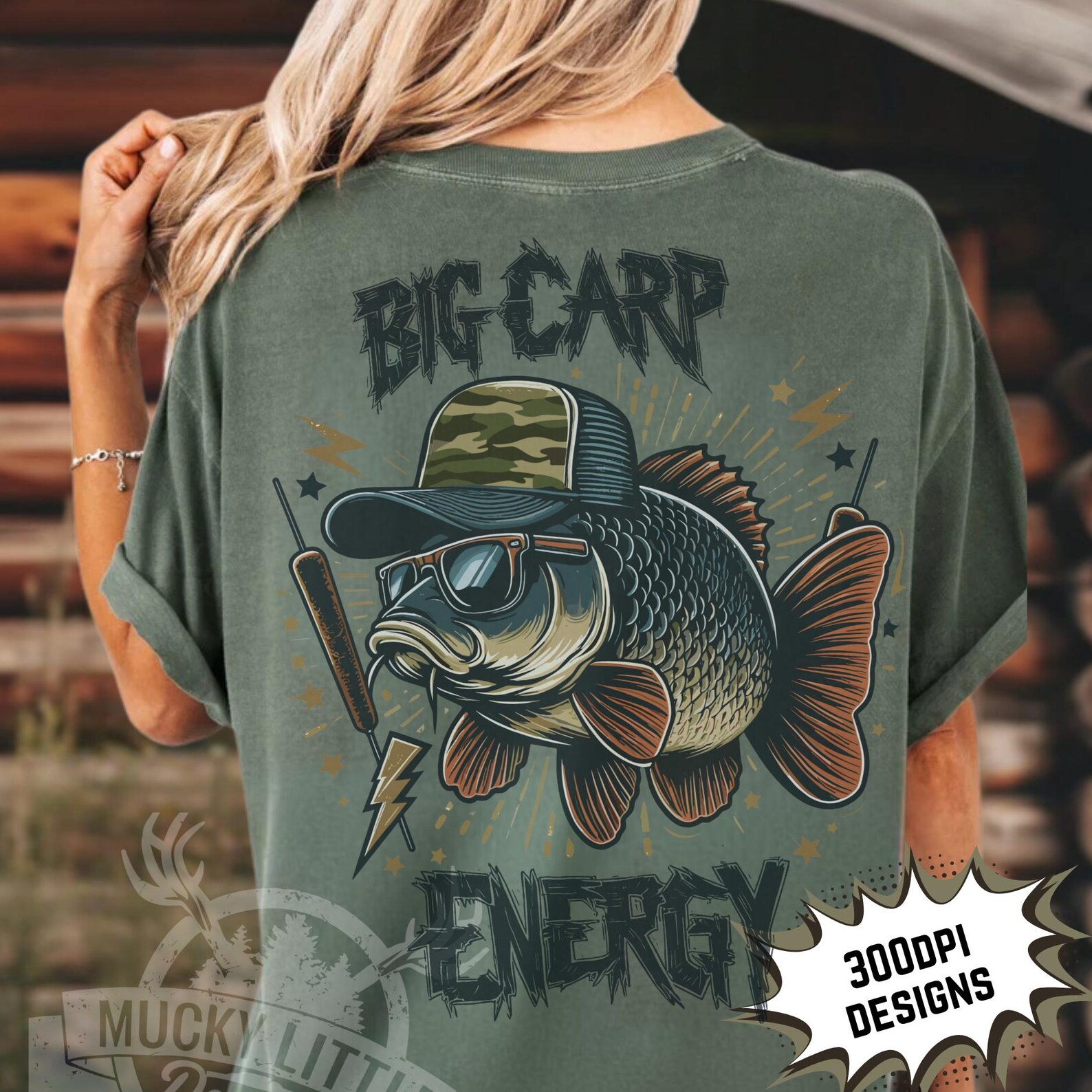 Funny Carp Fishing PNG: Big Carp Energy Design (digital Download) - Etsy