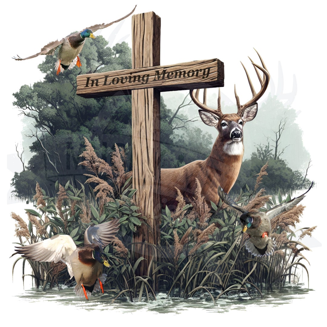 Deer Hunting Memorial Png | Hunting in Heaven PNG | Deer Hunter ...