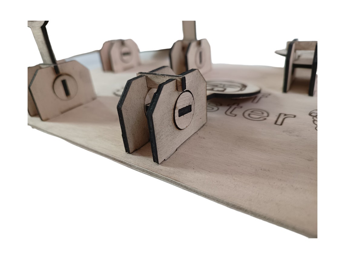 Laser Cut NERF Gun Target Board Digital Files (SVG, DXF, Lightburn) - Etsy