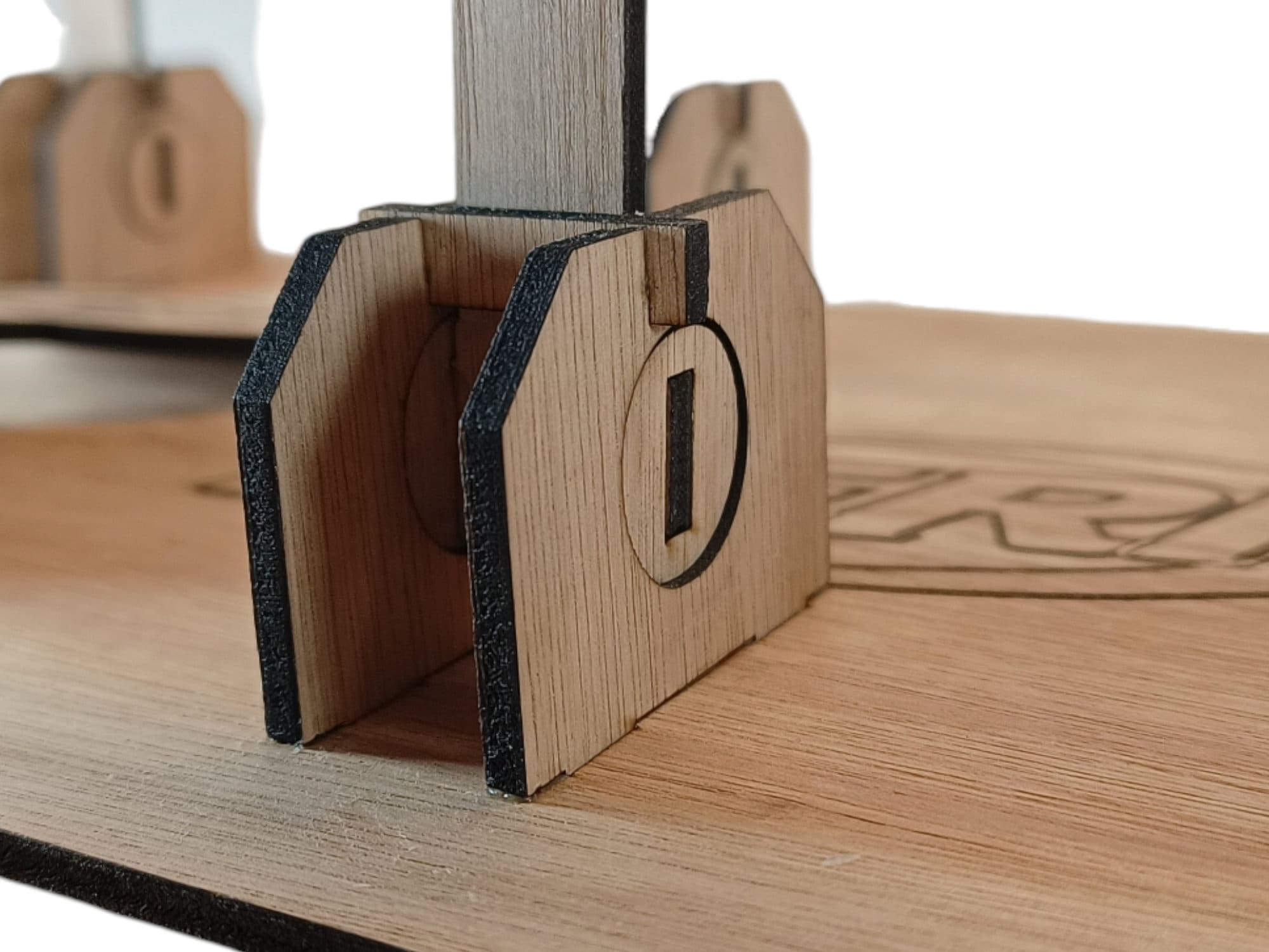 Laser-cut NERF Gun Target Board With a Nerf Gun Score Board Digital ...