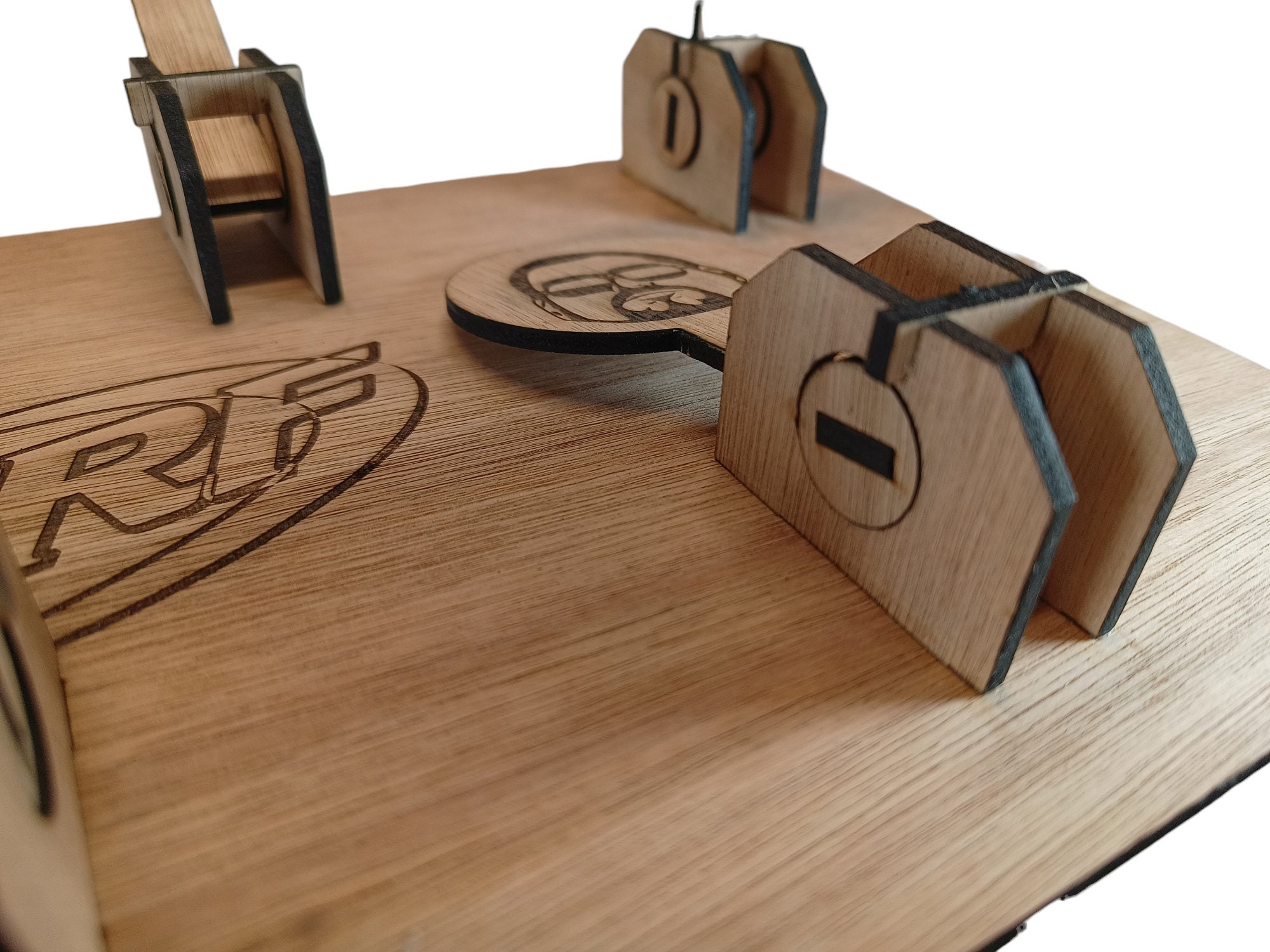 Laser-cut NERF Gun Target Board With a Nerf Gun Score Board Digital ...