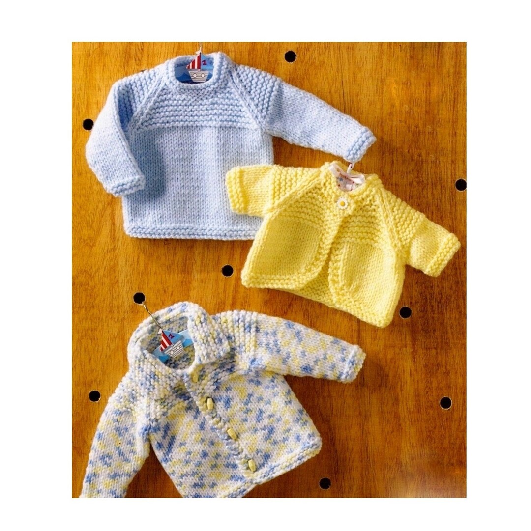 Vintage Knitting Pattern PDF Baby Toddler Loopy Jacket Bolero Hat ...