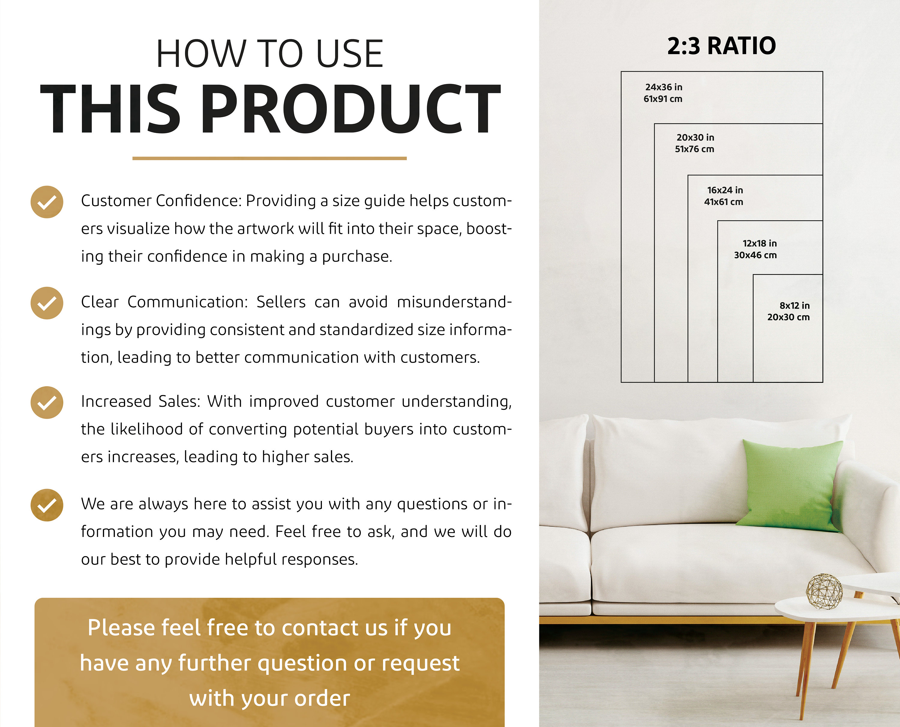 Wall Art Size Guide Poster Size Chart Frame Sizing Mockup - Etsy Australia