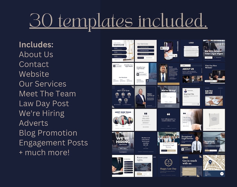 30 Canva Law Post Templates for Instagram, Facebook, Social Media ...