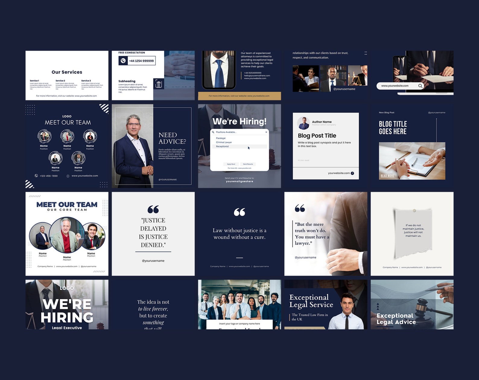 30 Canva Law Post Templates for Instagram, Facebook, Social Media ...