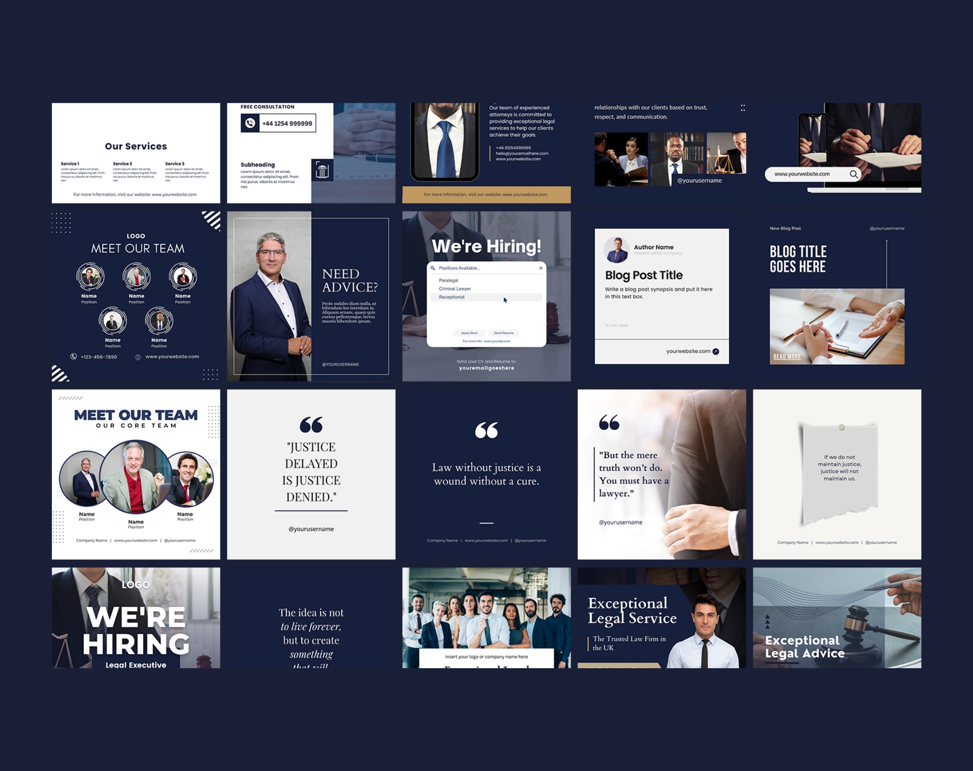 30 Canva Law Post Templates for Instagram, Facebook, Social Media ...