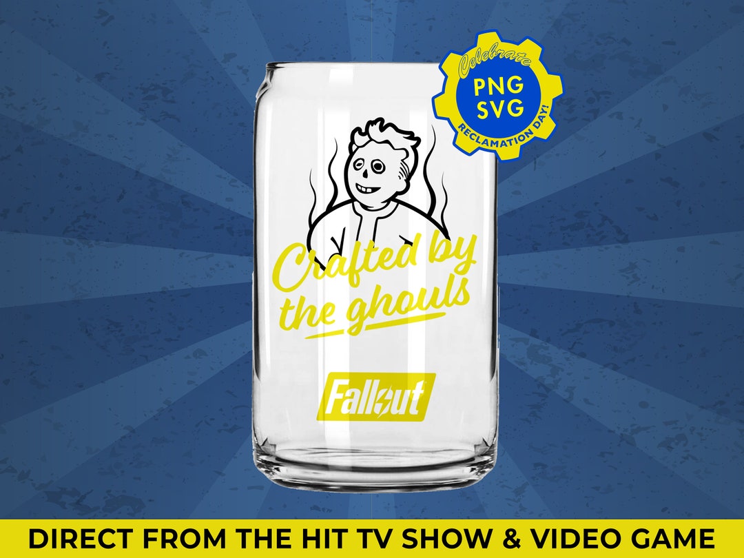 Libbey Can Glass Cup Decor Nuka Cola Ghoul SVG/PNG Fallout Inspired ...