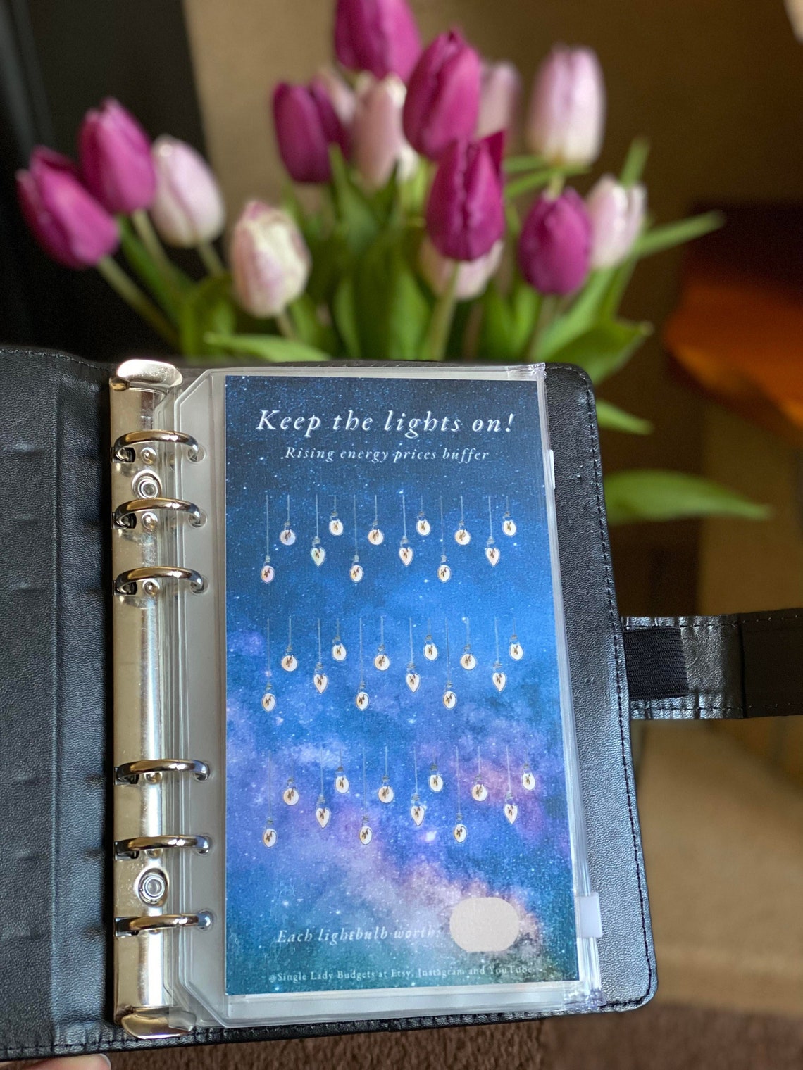 PRINTABLE Keep the Lights on Savings Challenge A6 to Be Laminated and ...