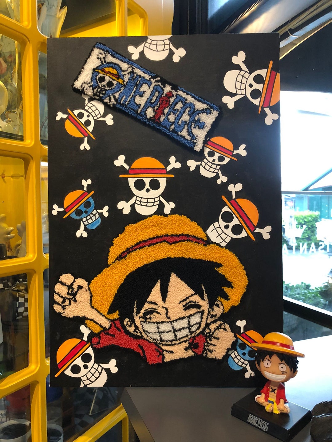 Punch Design/ Art Work / One Piece /luffy / Handmade - Etsy