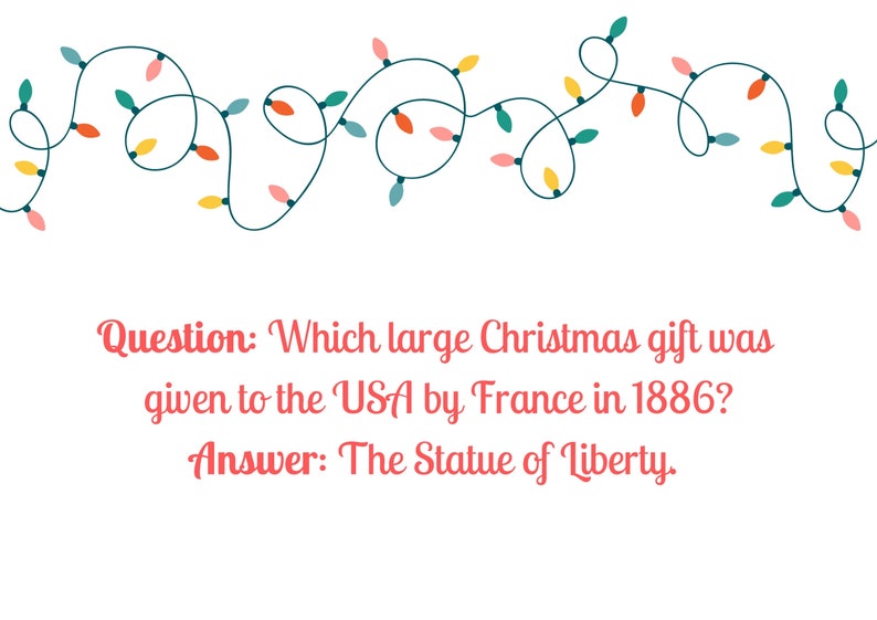 Christmas Trivia Instant Download Editable Family Fun Game Festive Quiz ...