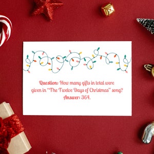 Christmas Trivia Instant Download Editable Family Fun Game Festive Quiz ...