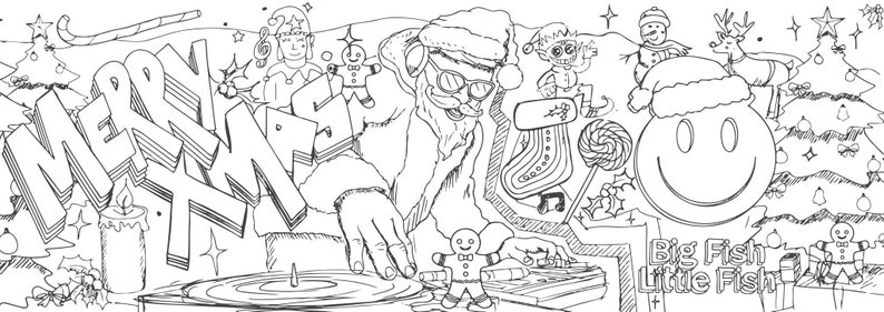 Giant Colouring-in Mural - Etsy UK