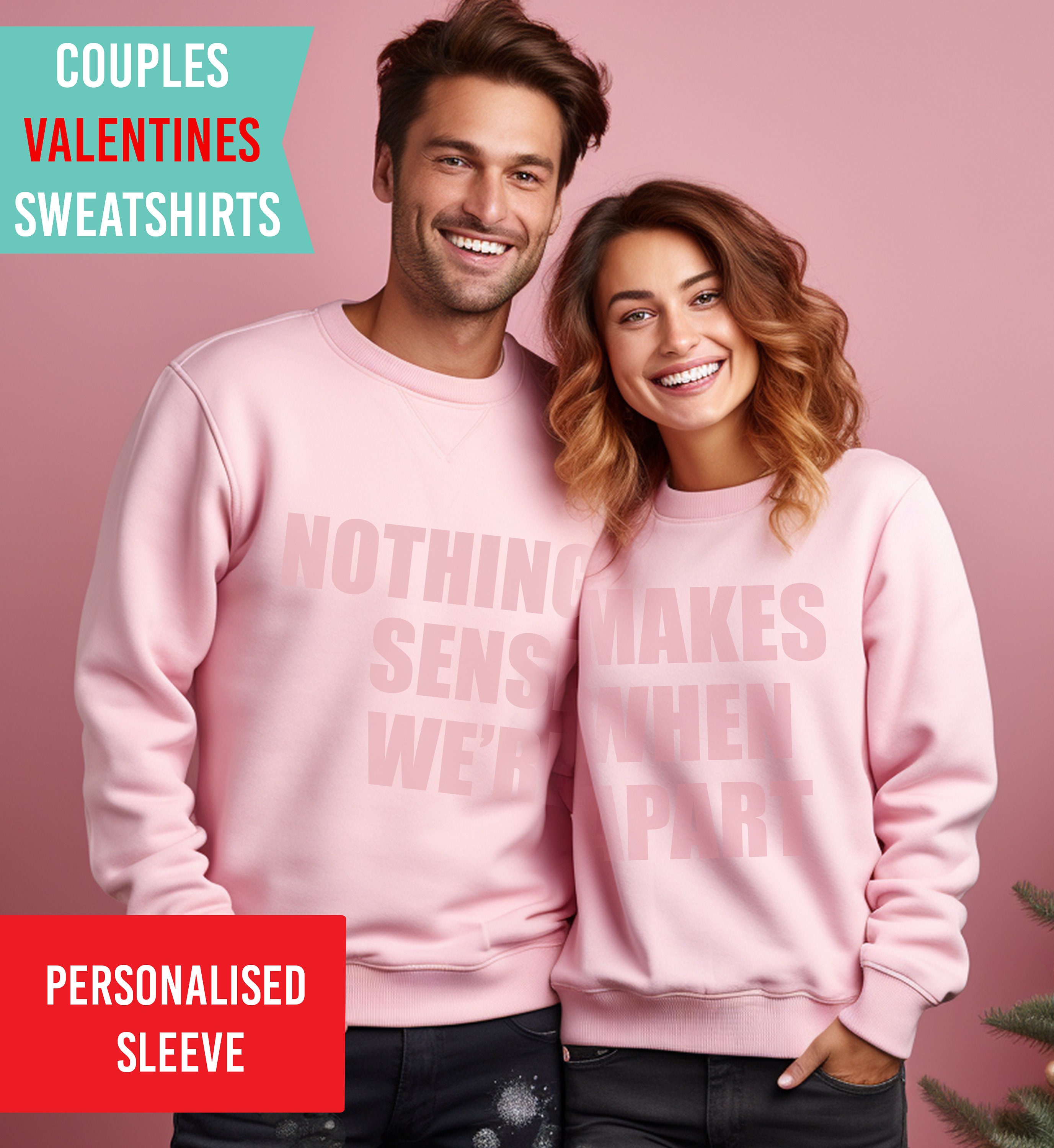 Custom Personalised Matching Hoodie, Couples 1st Anniversary Gifts ...
