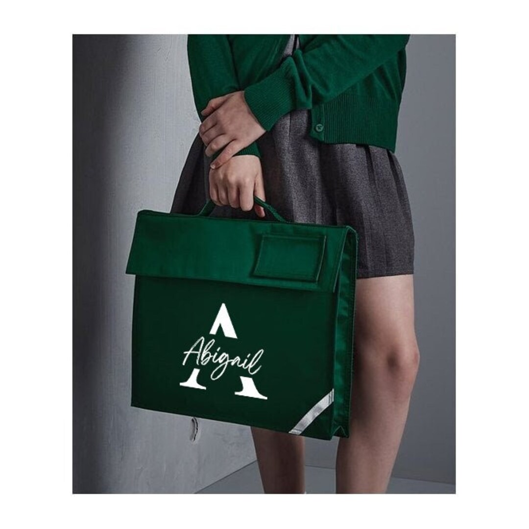 Personalised Reading Book Bag, Book Sleeve Bag, Custom Kids School ...