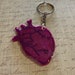 Human Heart Custom Resin Keychain - Etsy