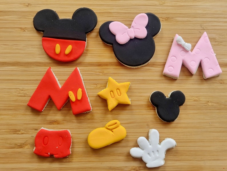 Disney Mickey and Minnie Mouse Cookies - Etsy