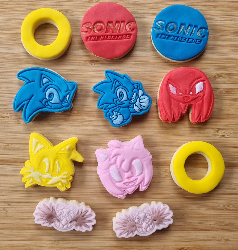Sonic the Hedgehog Cookies - Etsy
