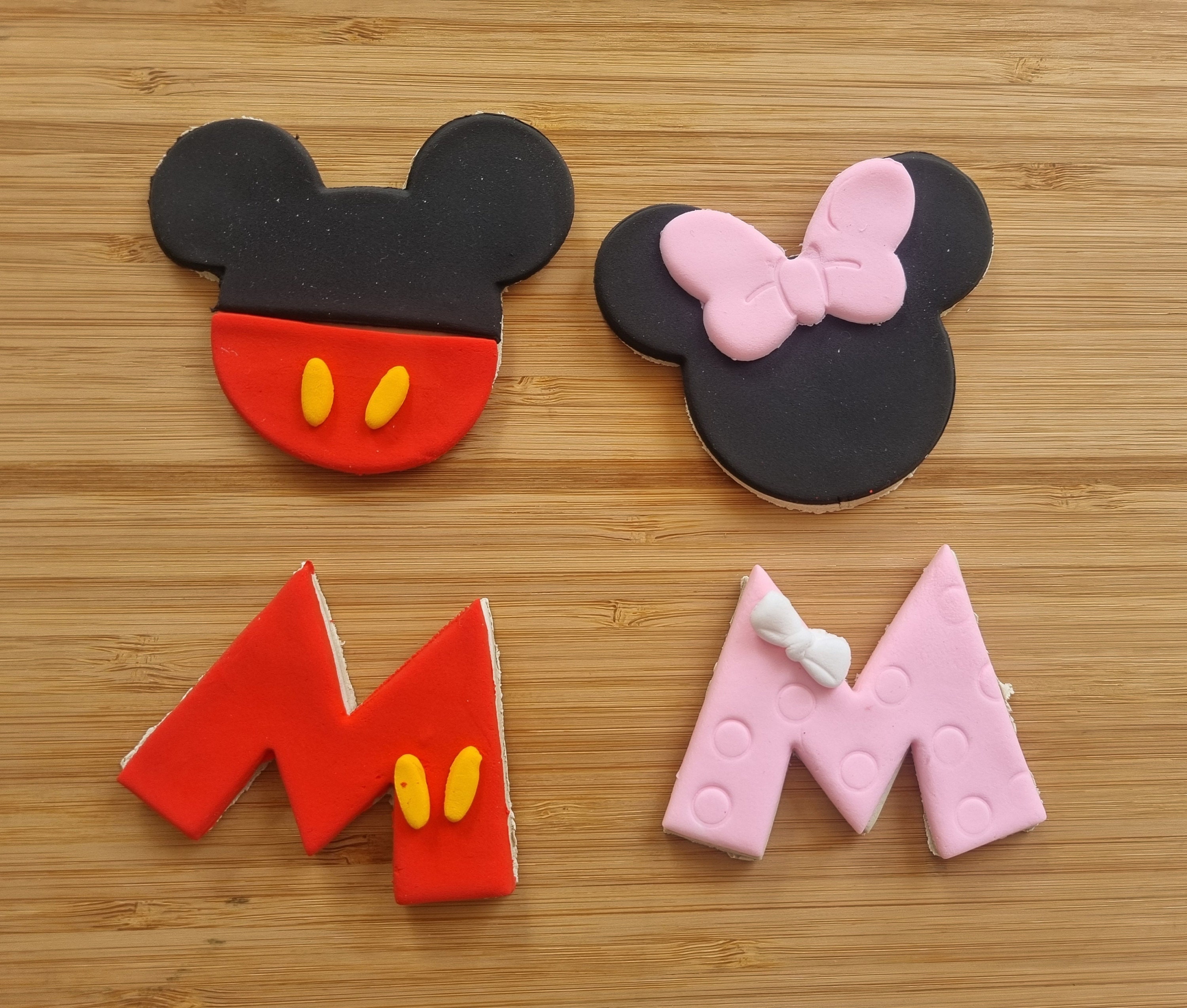 Disney Mickey and Minnie Mouse Cookies - Etsy