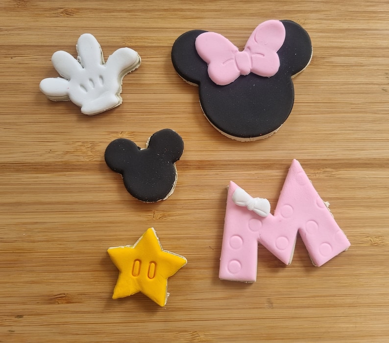Disney Mickey and Minnie Mouse Cookies - Etsy