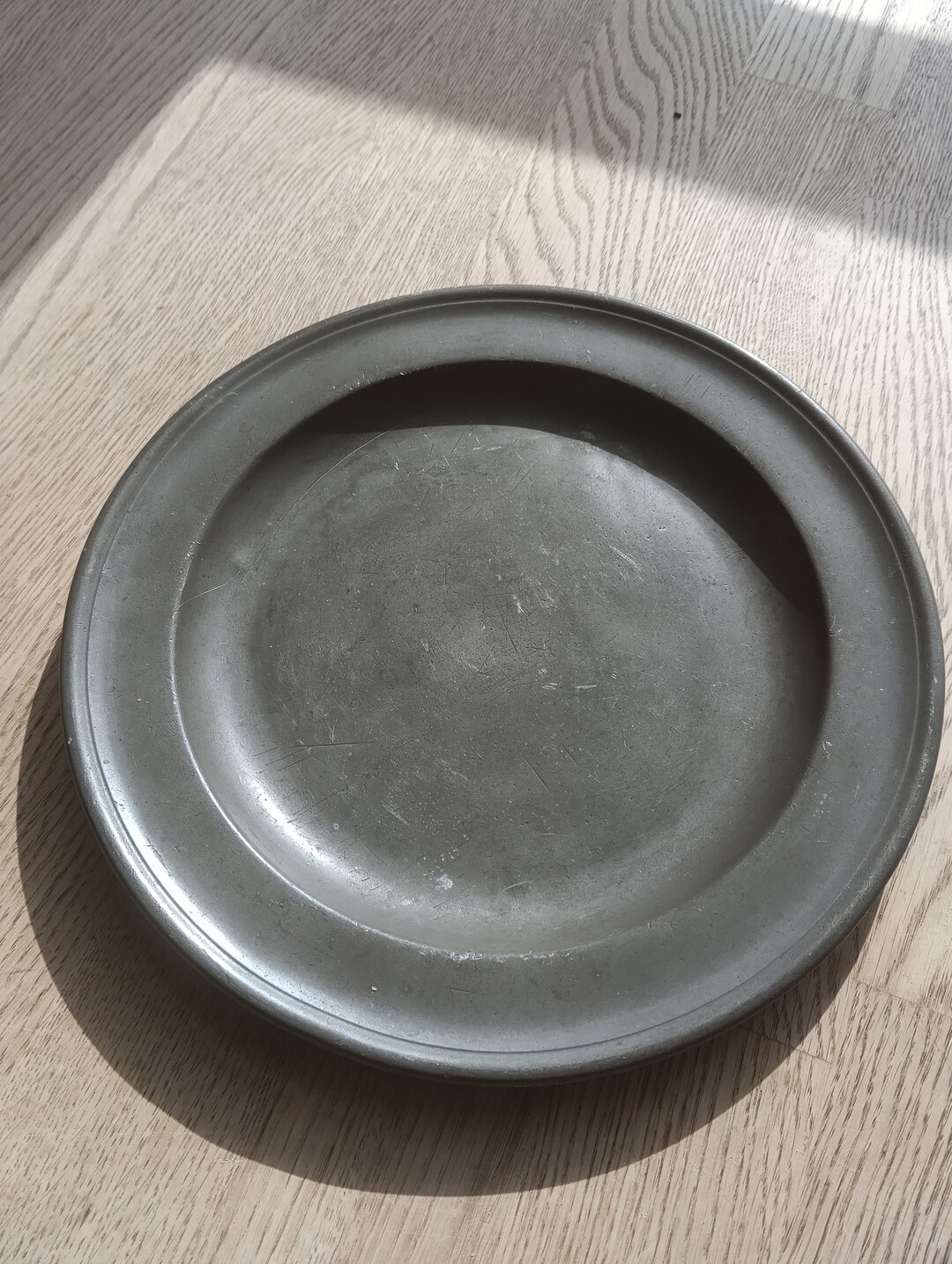 Antique French Pewter Plate 'AF Etain Fin' 8 - Etsy
