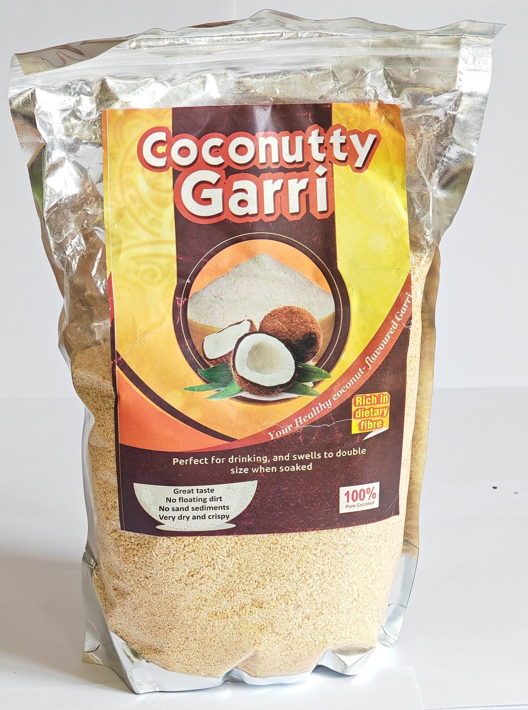 Coconutty Garri 1kg - Etsy